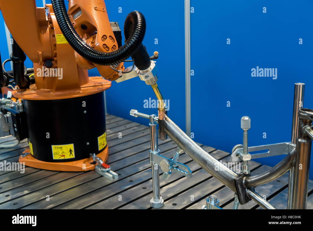 Robot welding equipment Stock Photo - Alamy