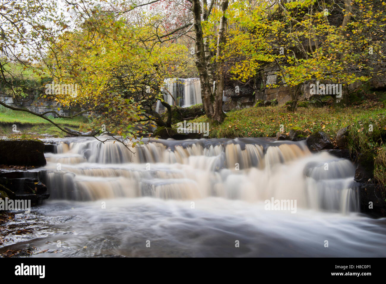 Catrake force waterfall in keld hi-res stock photography and images - Alamy