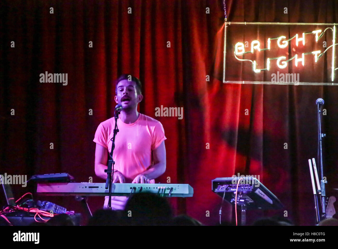 Rod Thomas (aka Bright Light Bright Light) performing live on stage at ...