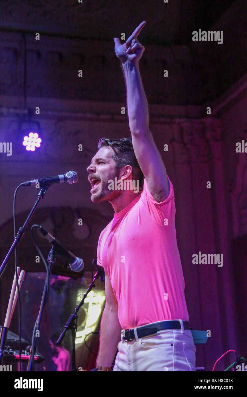 Rod Thomas (aka Bright Light Bright Light) performing live on stage at ...