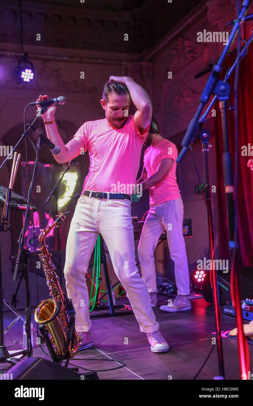 Rod Thomas (aka Bright Light Bright Light) performing live on stage at ...