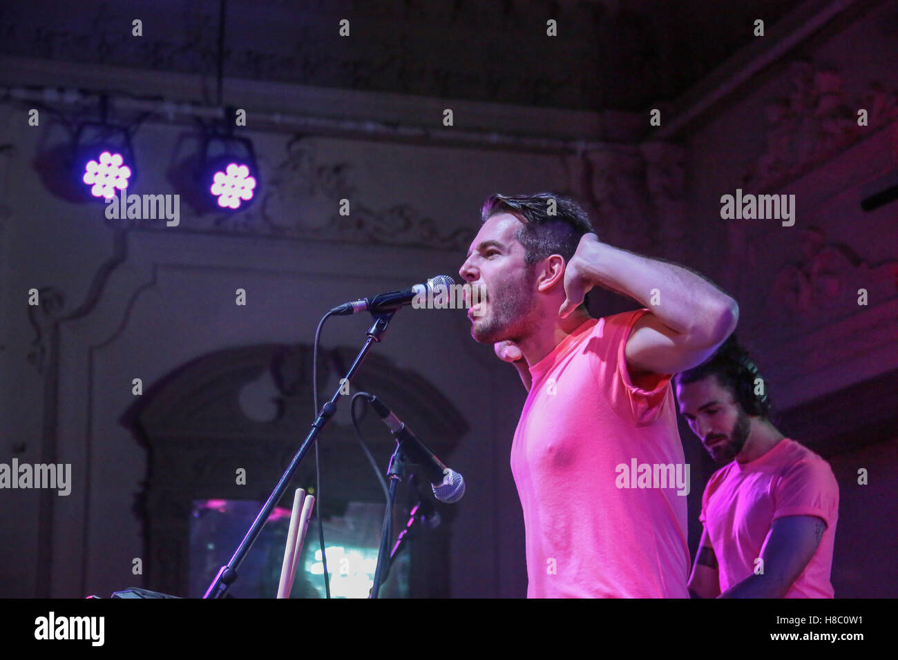 Rod Thomas (aka Bright Light Bright Light) performing live on stage at ...