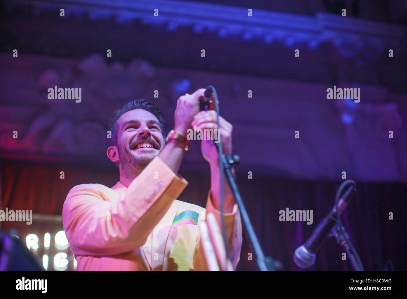 Rod Thomas (aka Bright Light Bright Light) performing live on stage at ...