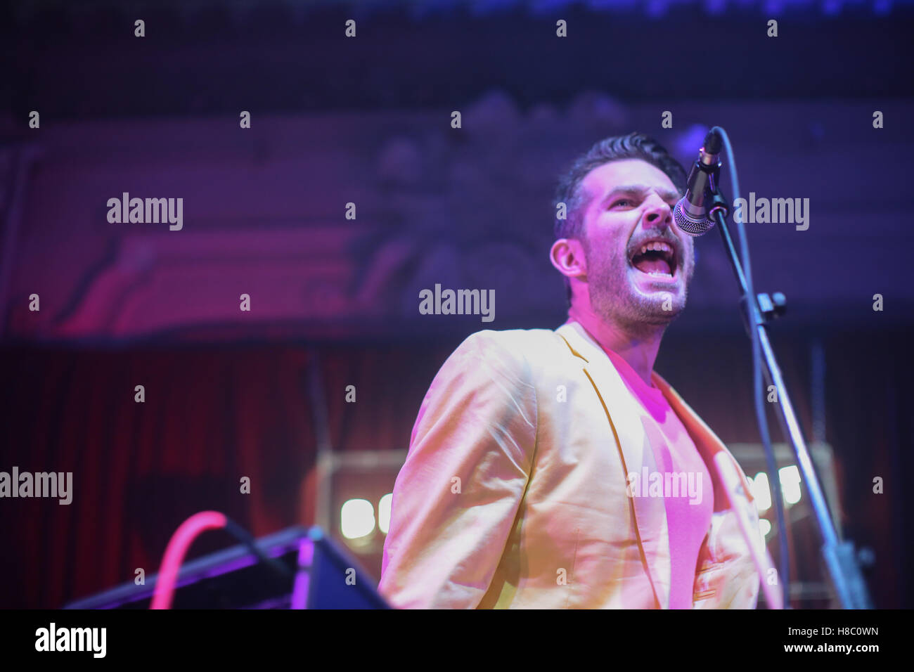 Rod Thomas (aka Bright Light Bright Light) performing live on stage at ...