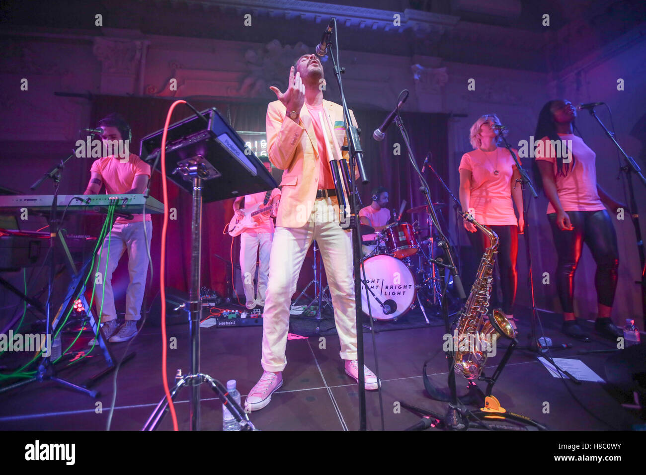 Rod Thomas (aka Bright Light Bright Light) performing live on stage at ...