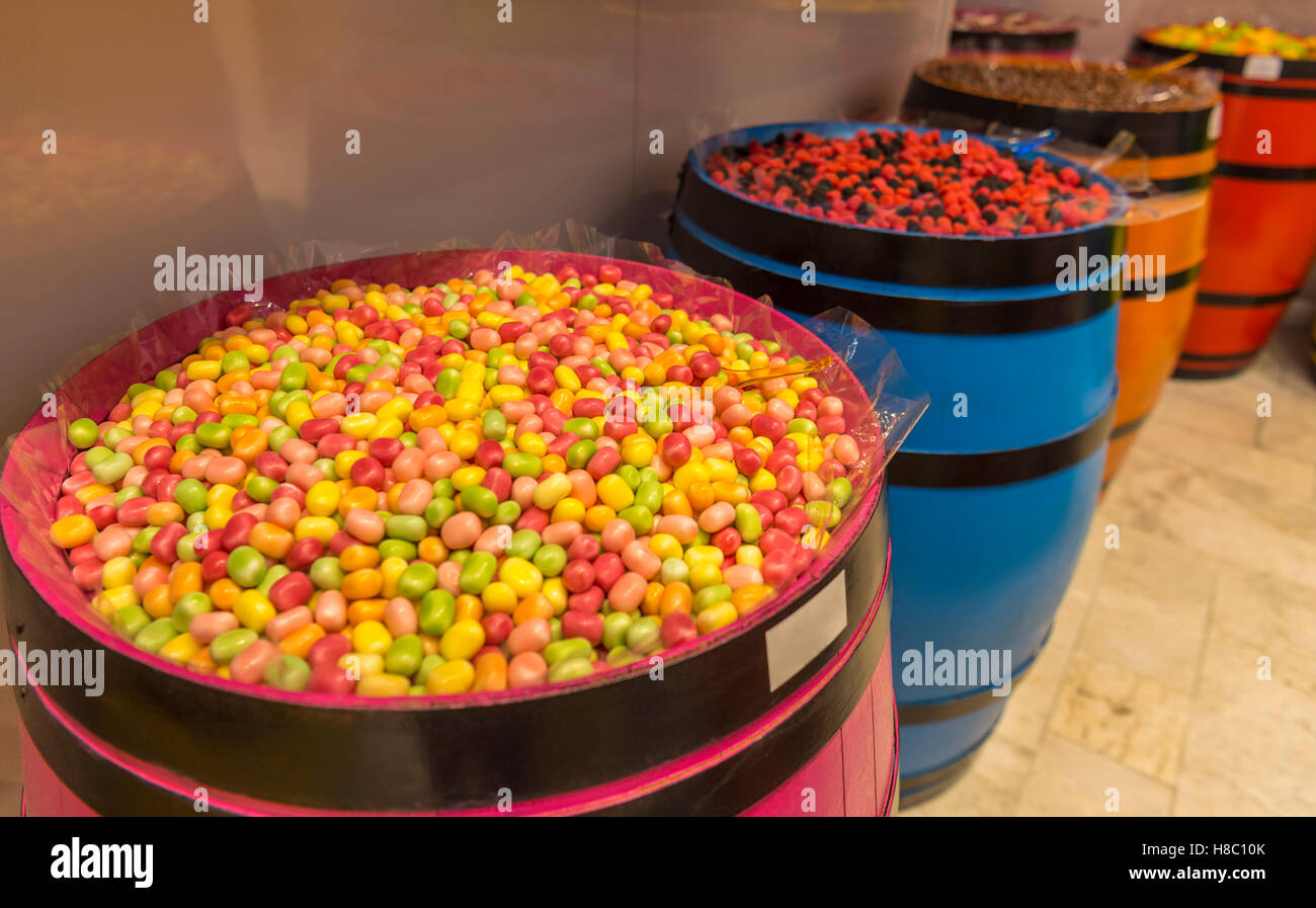 Colorful barrels hi-res stock photography and images - Alamy