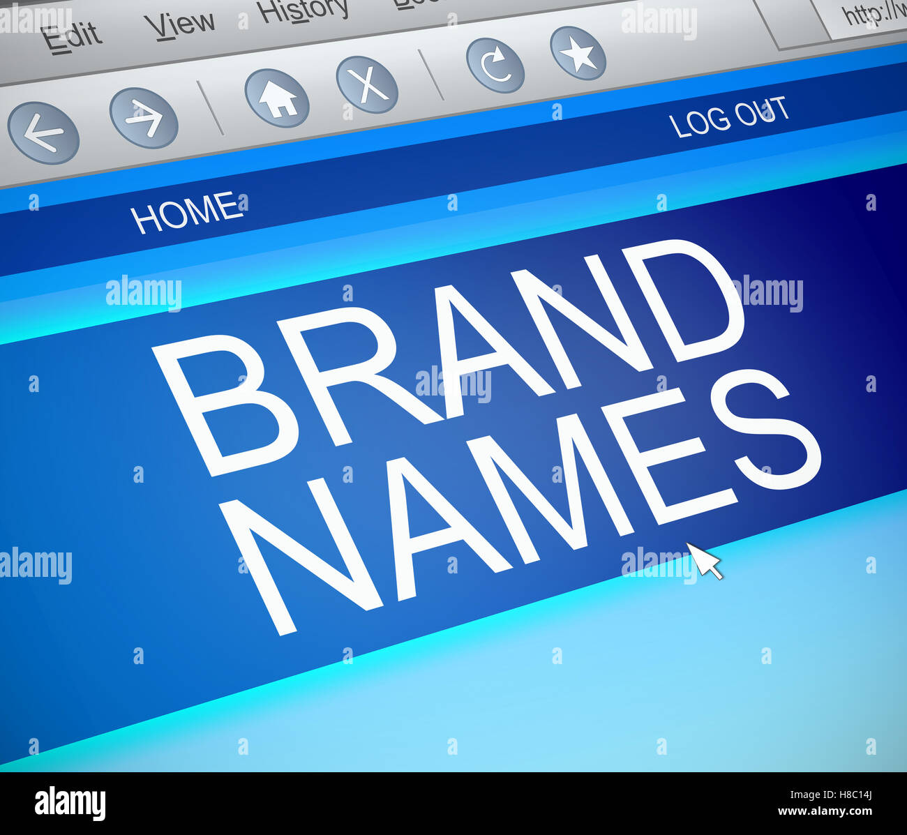 Brand name product hi-res stock photography and images - Alamy