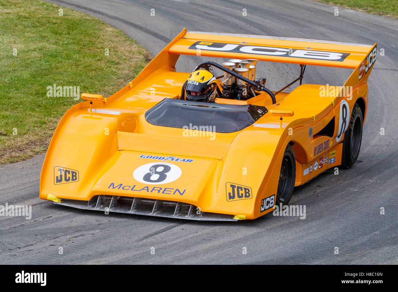 1972 McLaren-Chevrolet Can-Am with driver Andrew Newall at the 2016 ...