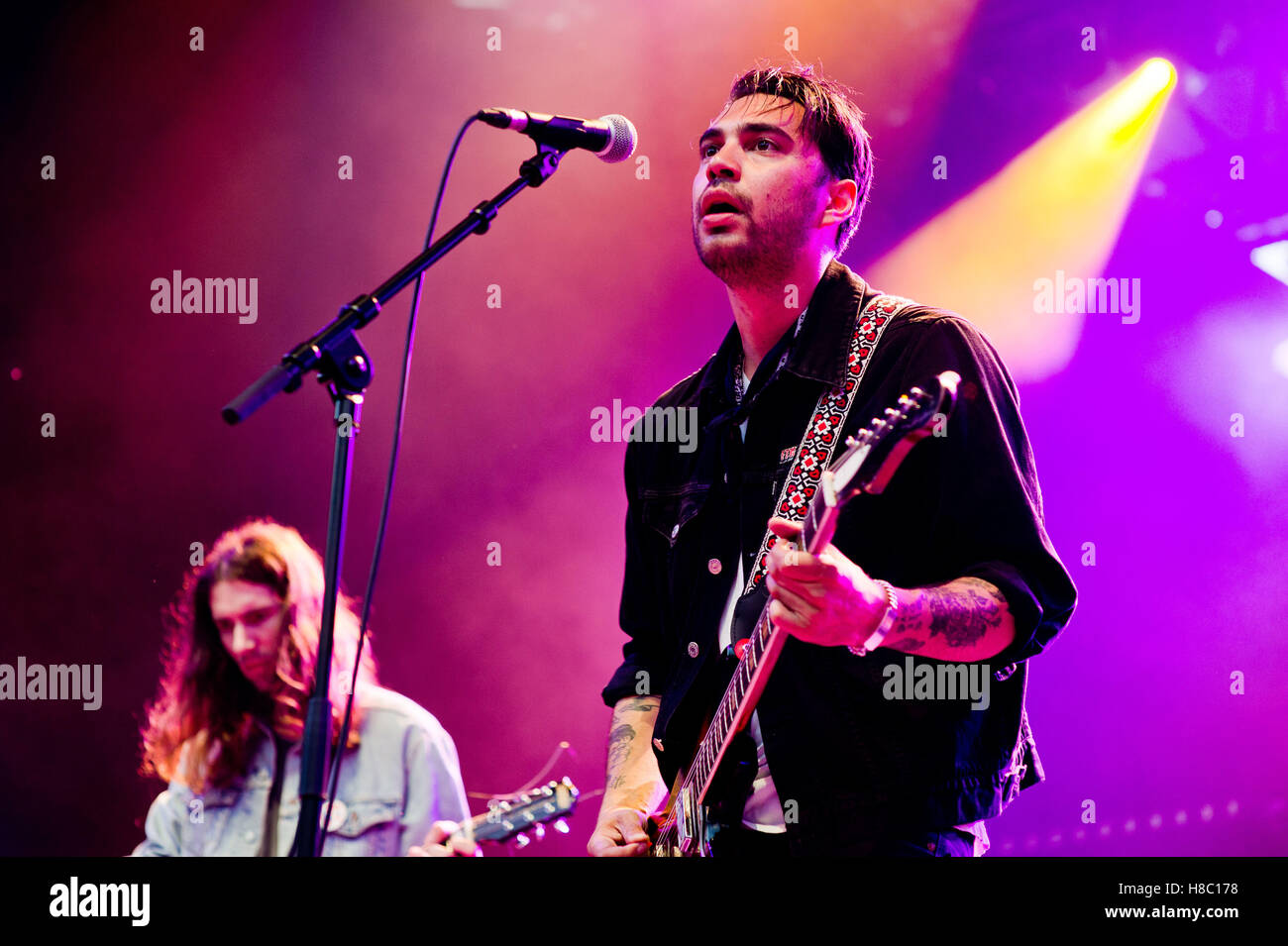 Hanni El Khatib in concert (2012 Stock Photo - Alamy