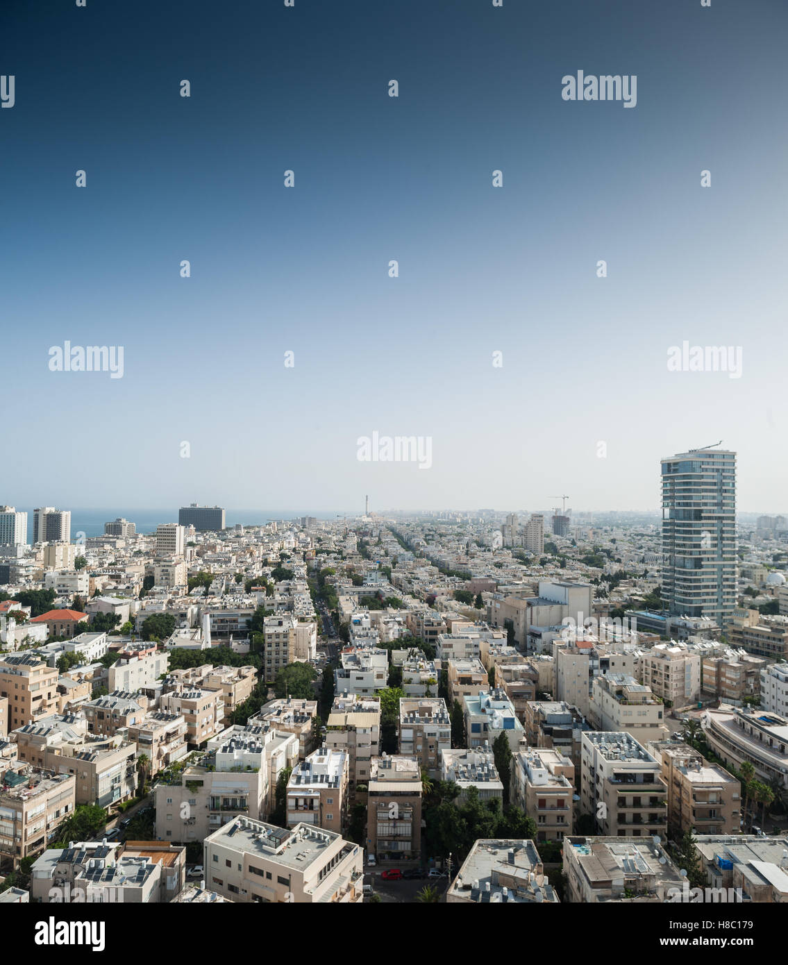 Israel, Tel Aviv, cityscape from above Stock Photo - Alamy