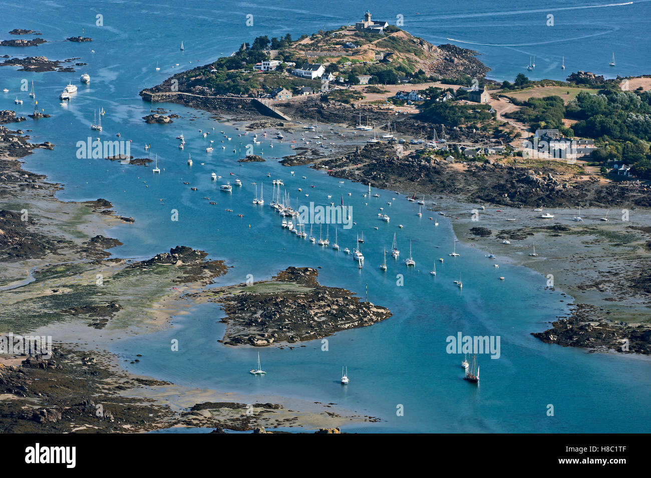 Chausey island aerial view hi-res stock photography and images - Alamy