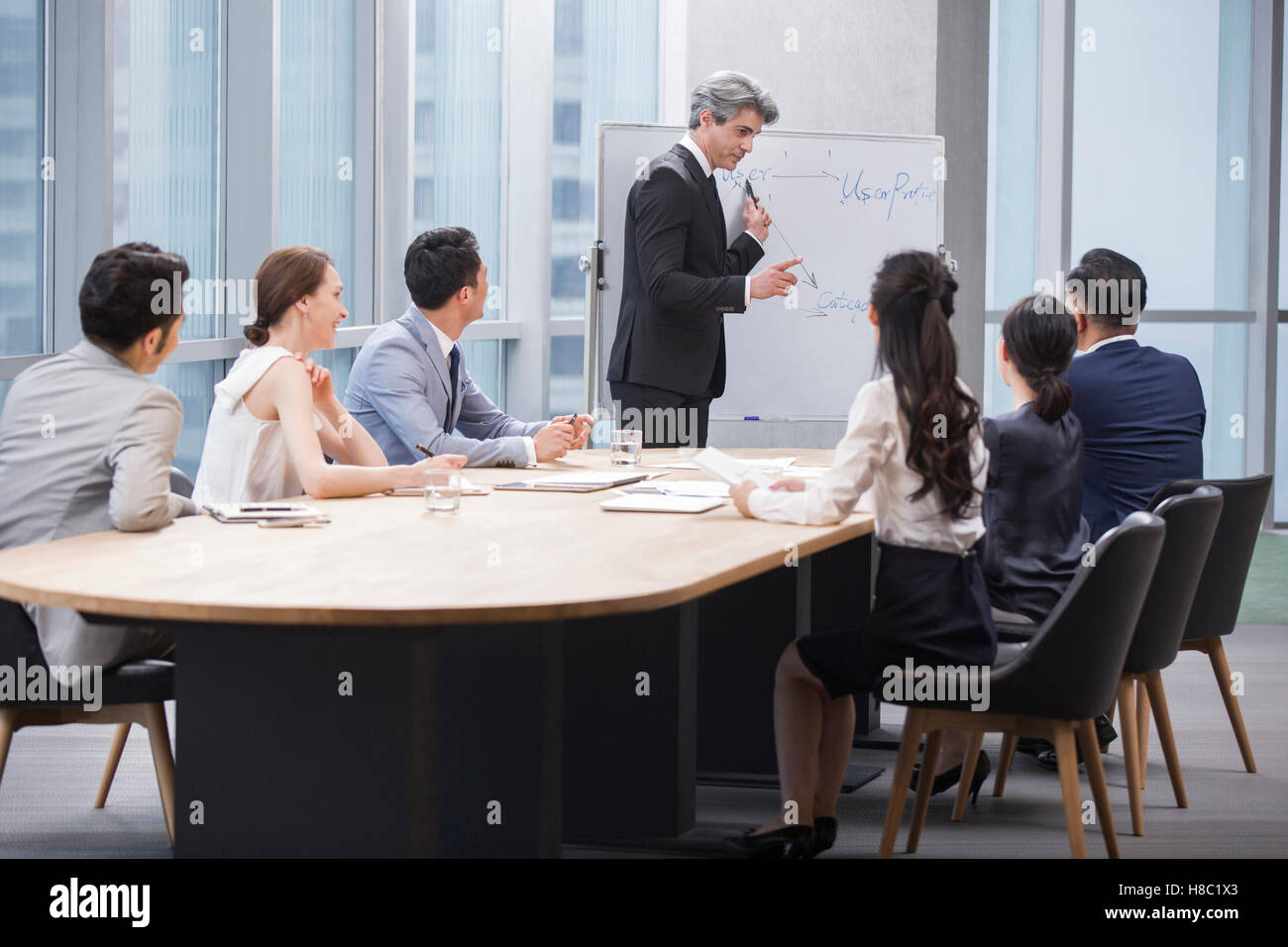 Chinese Businessman Meeting