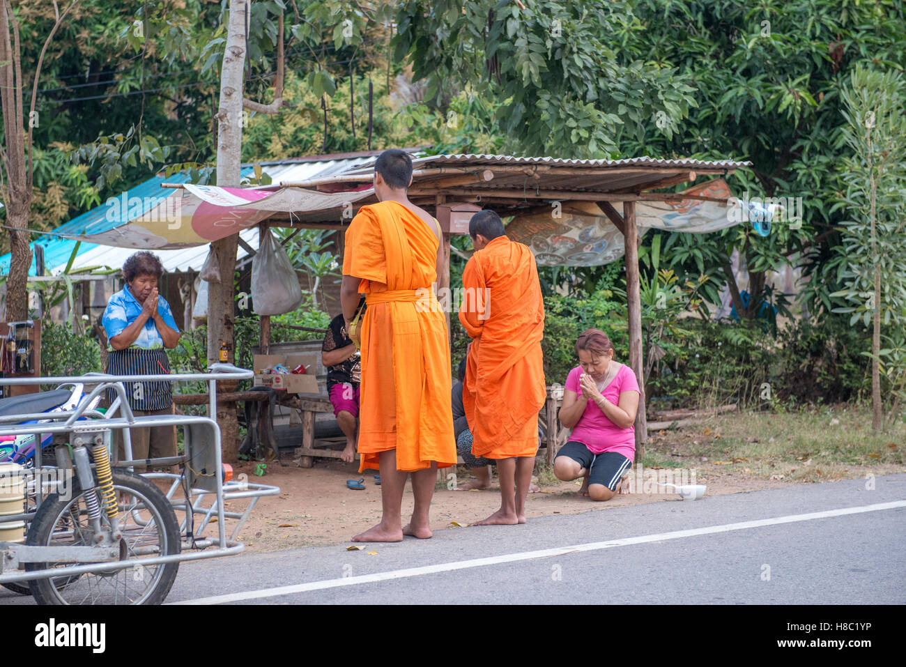 Everyday life of Thai people in Hua Hin Thailand Stock Photo - Alamy