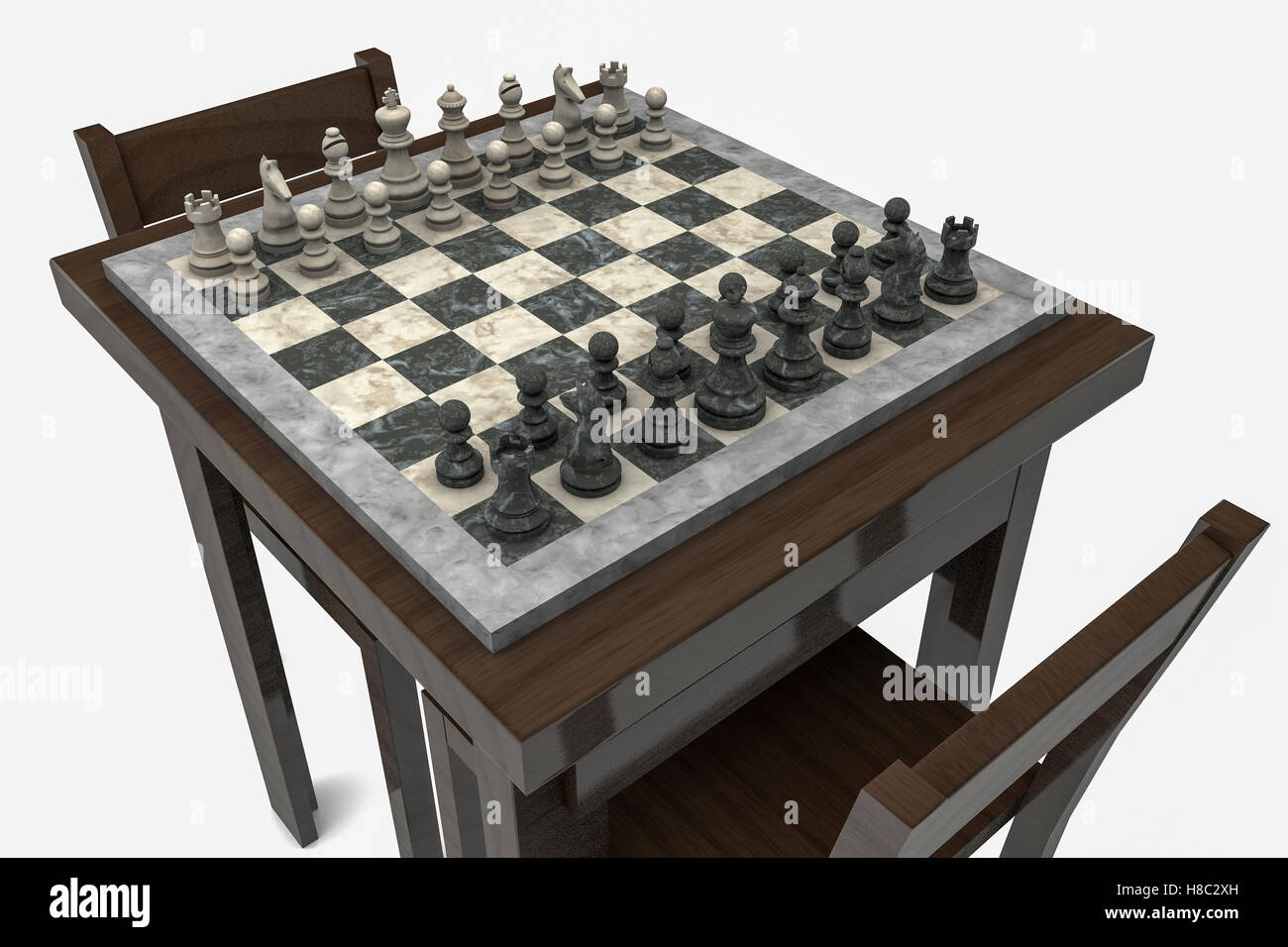 A chess game Stock Photo - Alamy