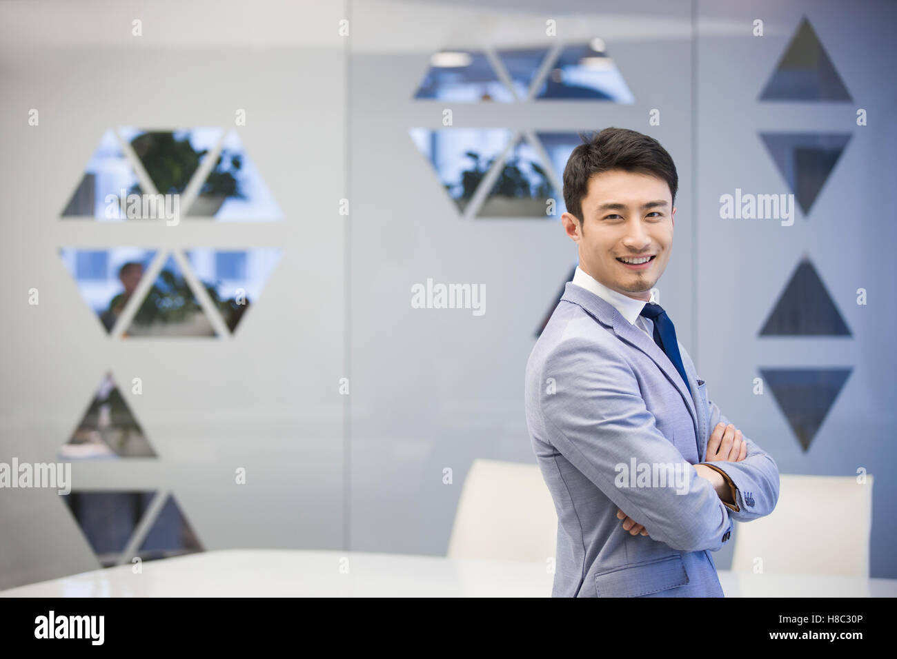 Portrait of confident Chinese businessman Stock Photo - Alamy