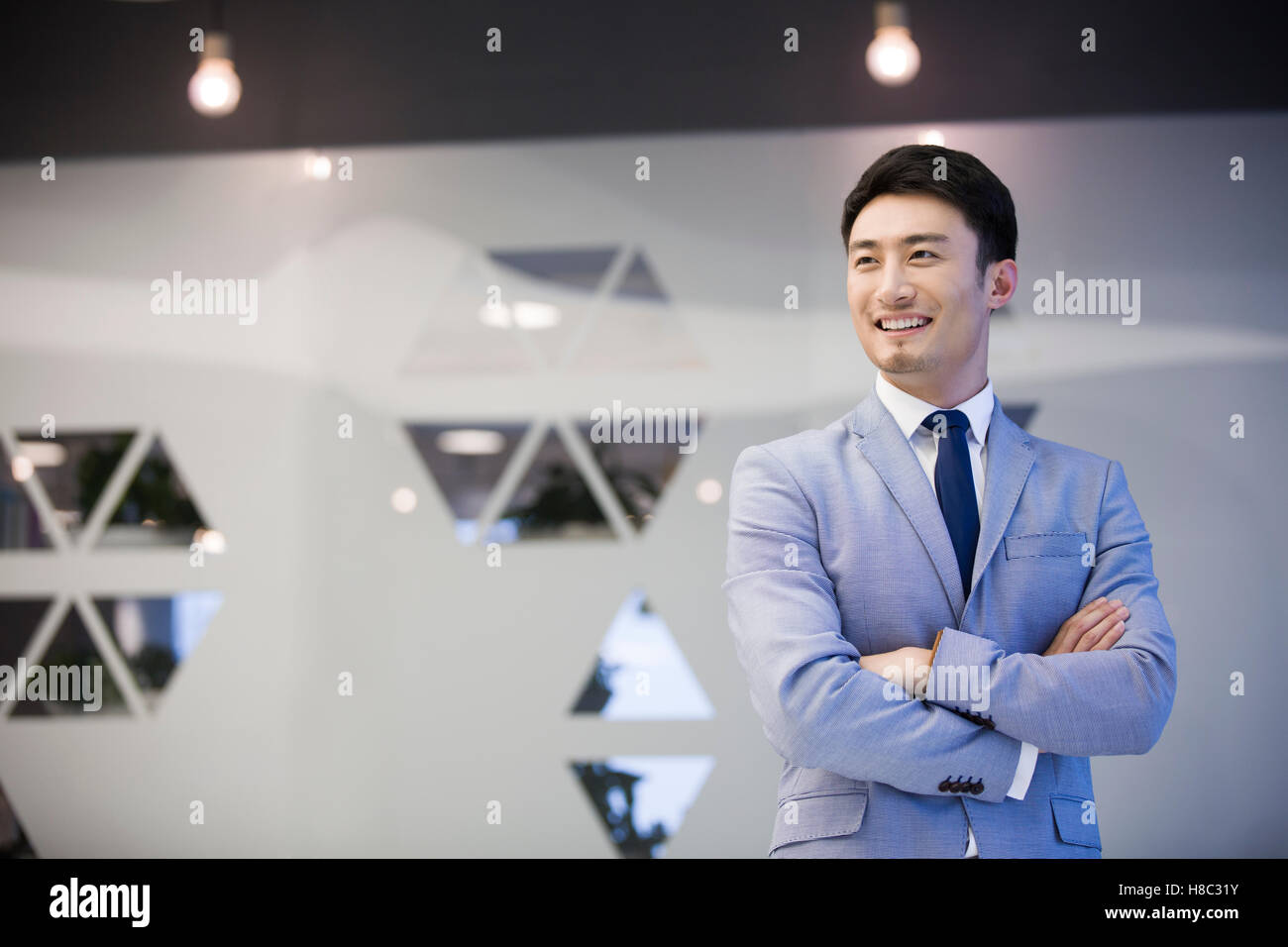 Confident Chinese businessman Stock Photo - Alamy