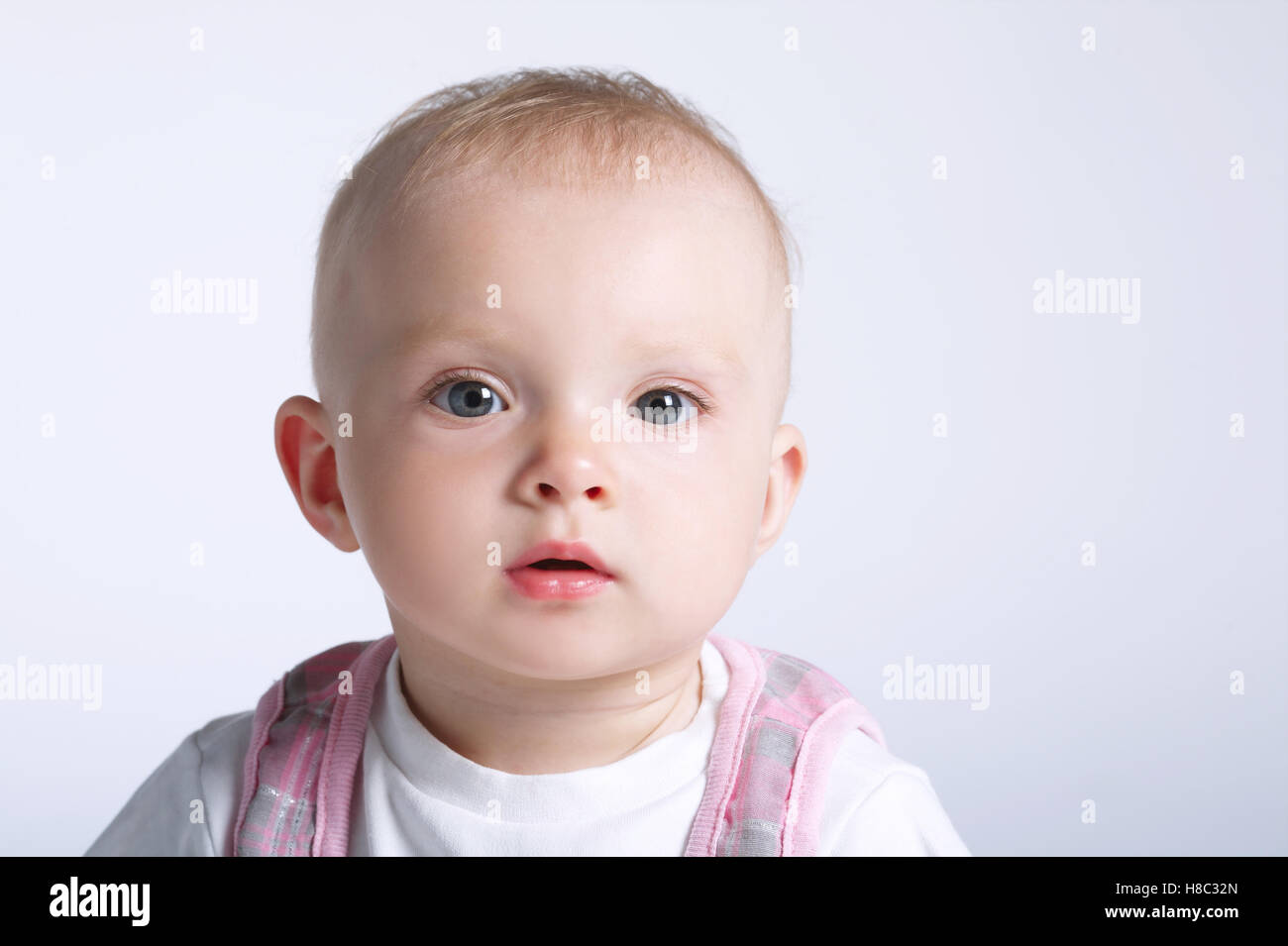 cute sweet baby on white Stock Photo - Alamy