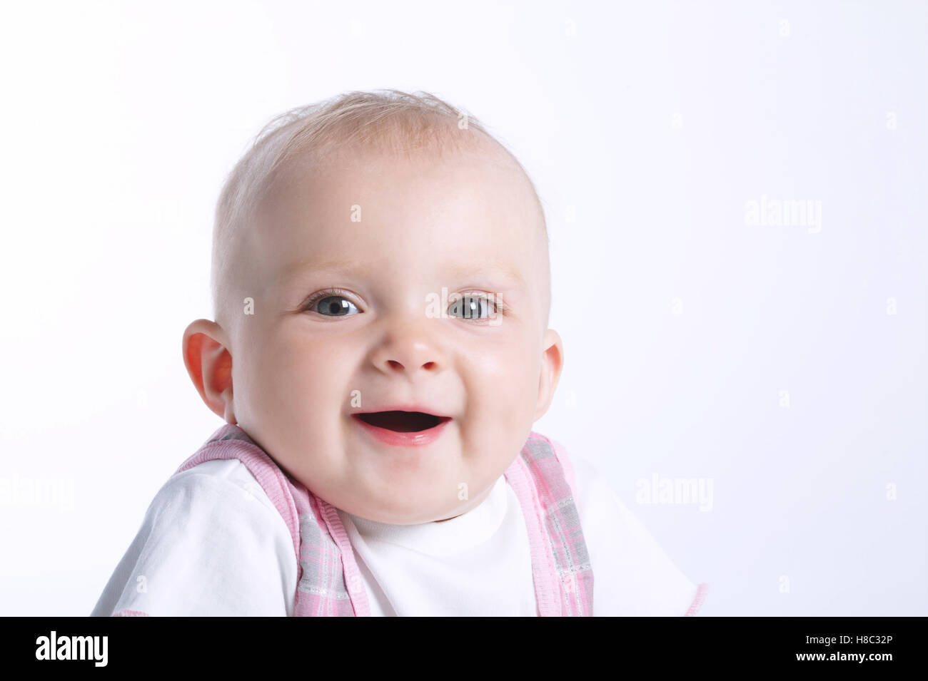 cute sweet baby on white Stock Photo - Alamy