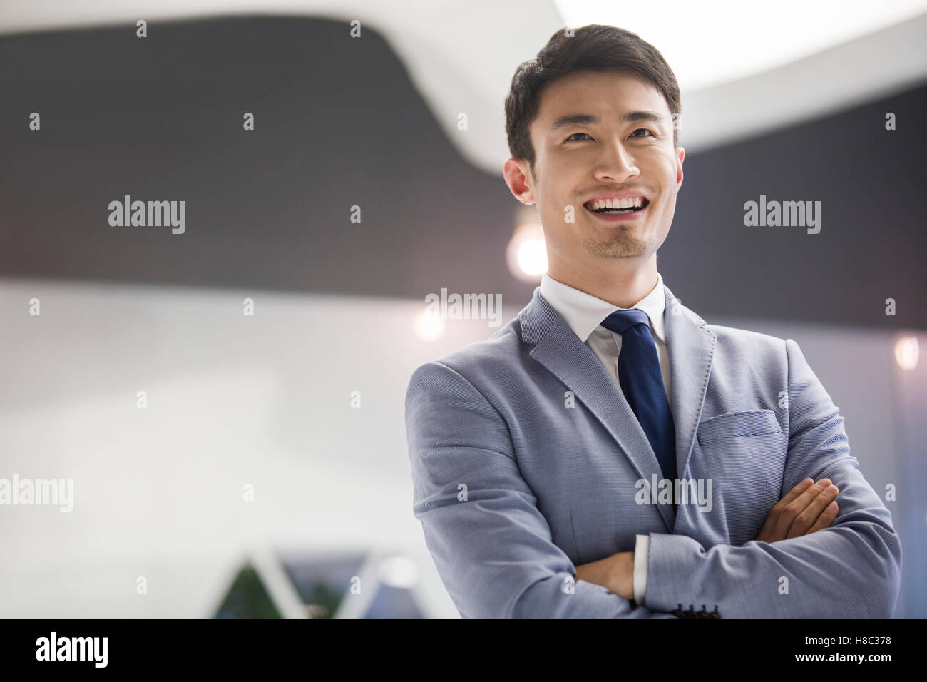 Confident Chinese businessman Stock Photo - Alamy