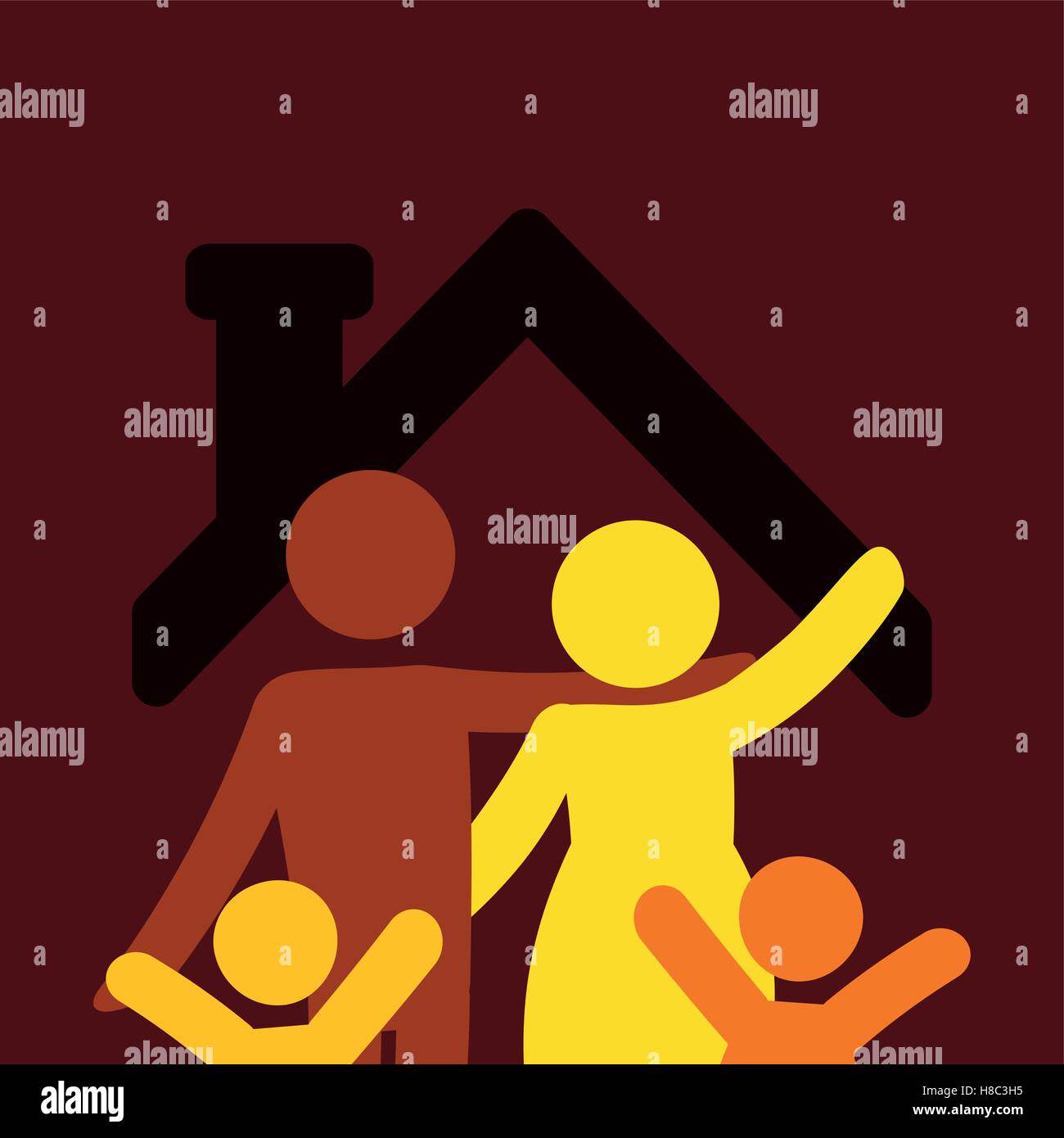 family home relationship Stock Vector Image & Art - Alamy