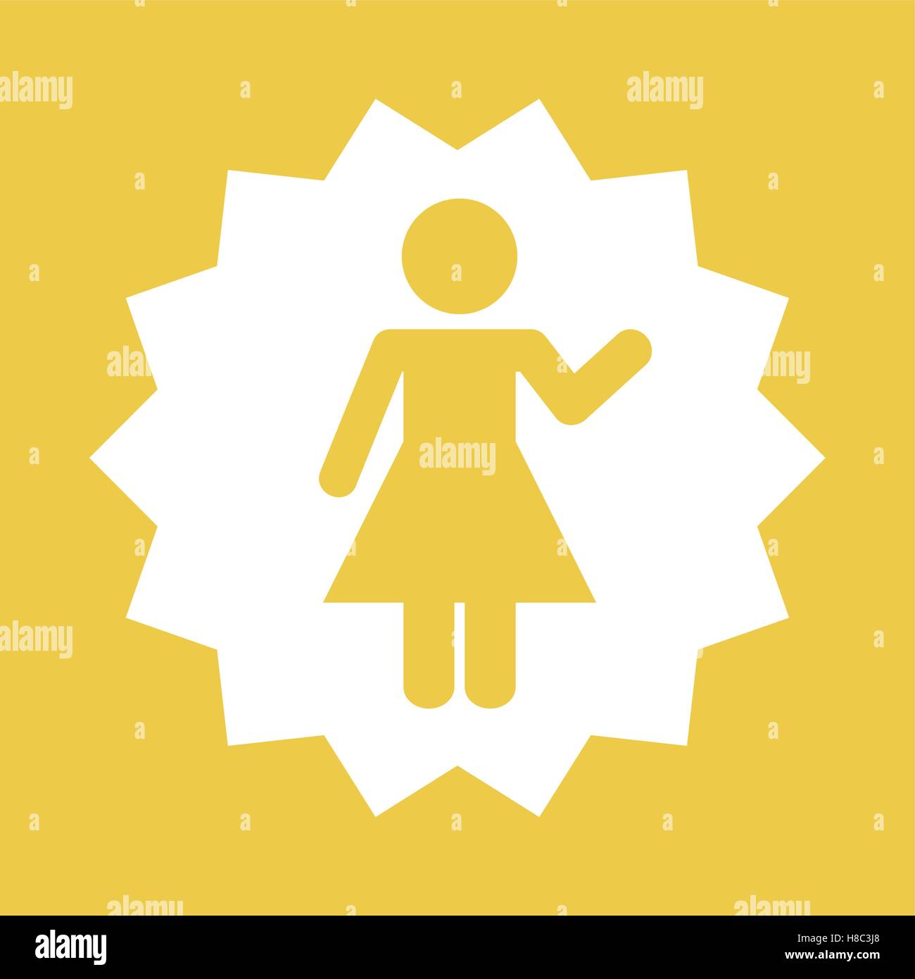 woman female pictogram Stock Vector Image & Art - Alamy
