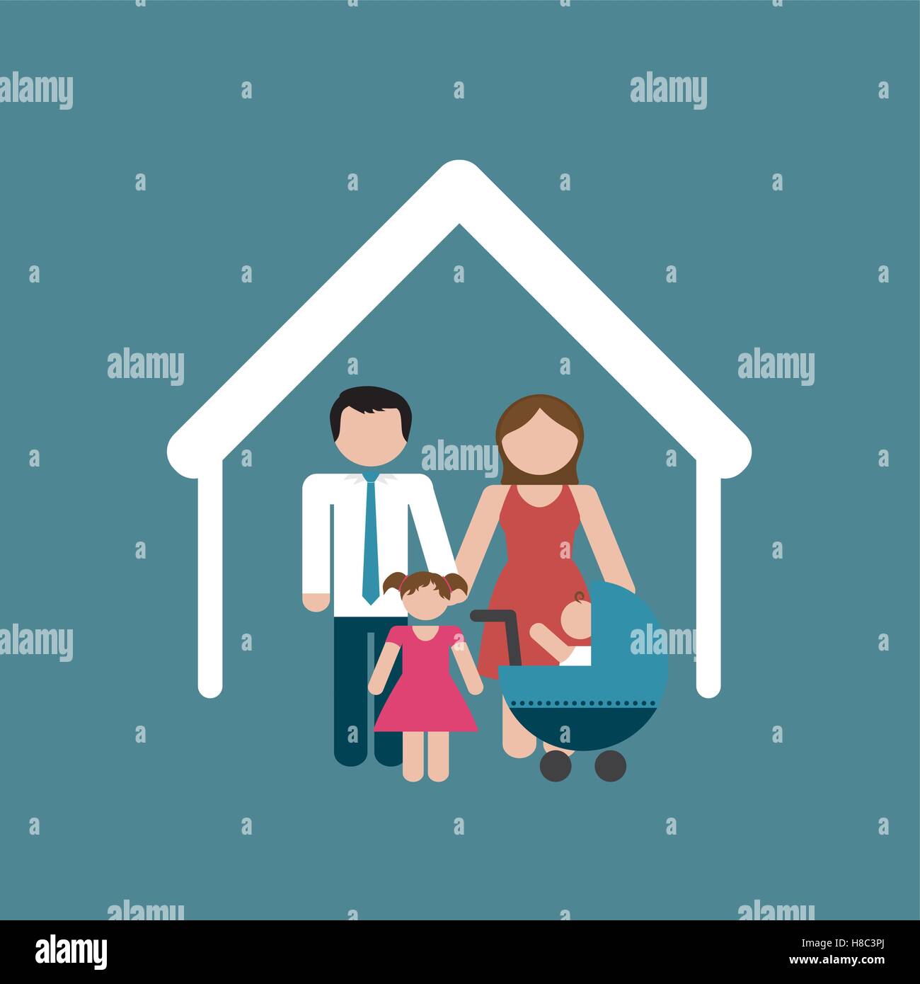 family home relationship Stock Vector Image & Art - Alamy