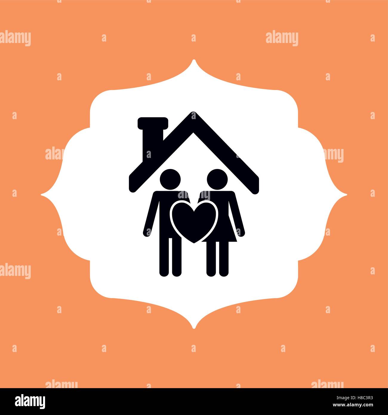 family home relationship Stock Vector Image & Art - Alamy