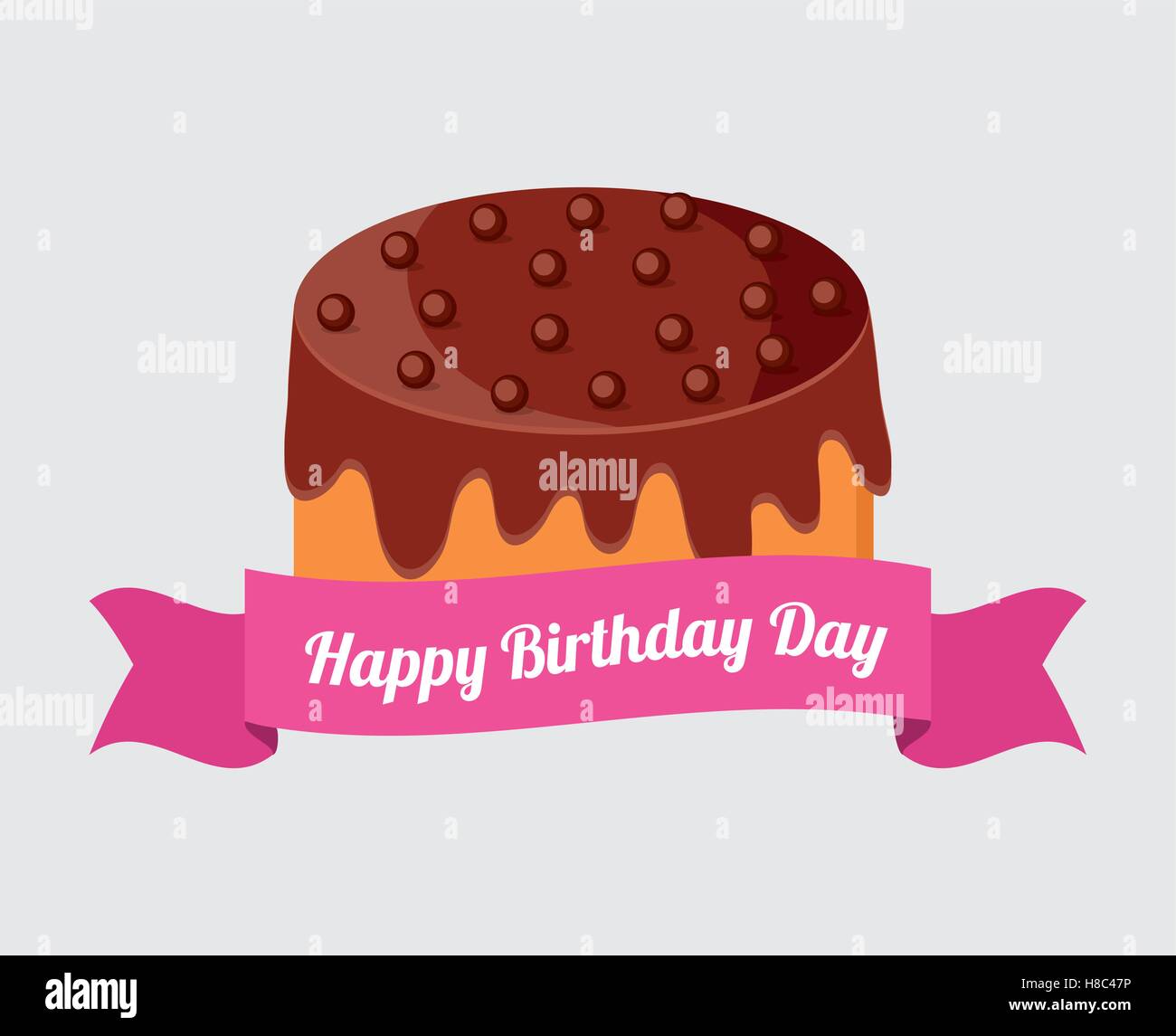 Happy birthday cake Stock Vector Image & Art - Alamy