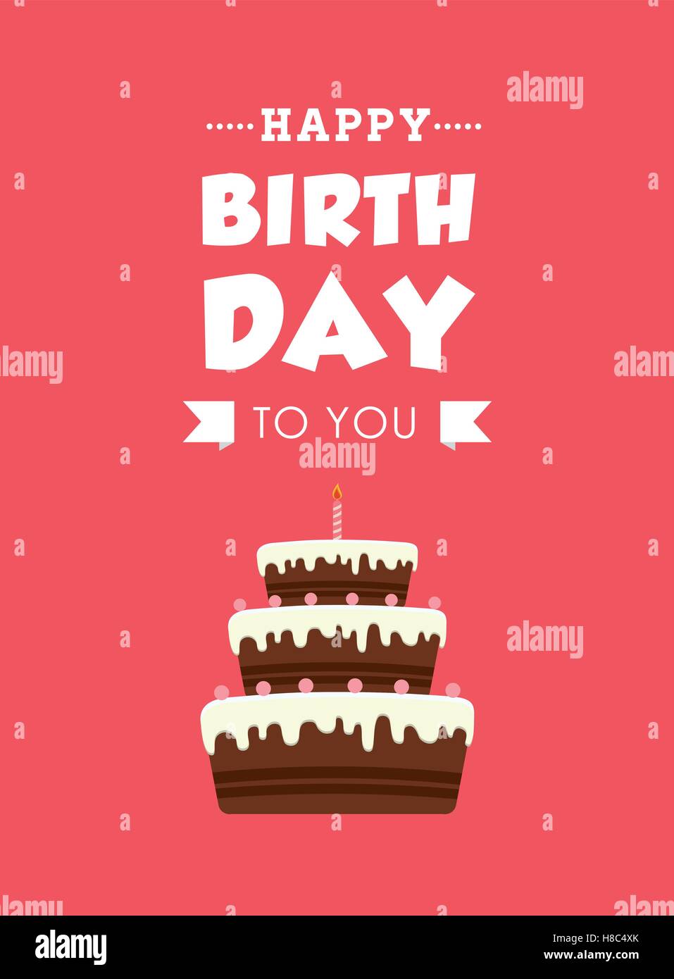 Happy Birthday Card Stock Vector Image Art Alamy happy-birthday-card-stock-vector-image-art-alamy