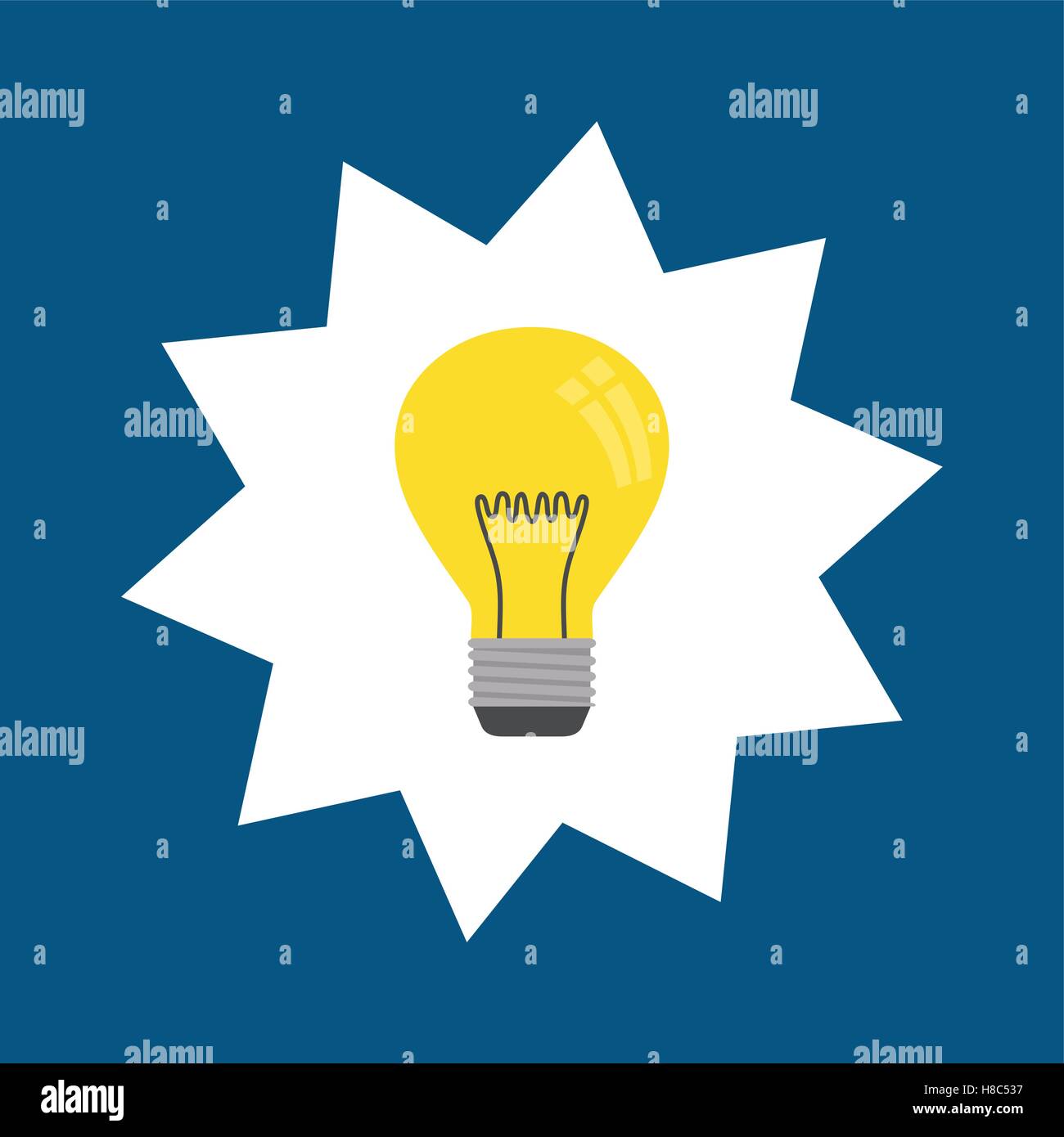 bulb big idea Stock Vector Image & Art - Alamy