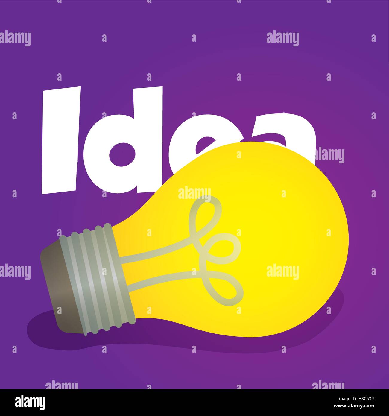 bulb big idea Stock Vector Image & Art - Alamy