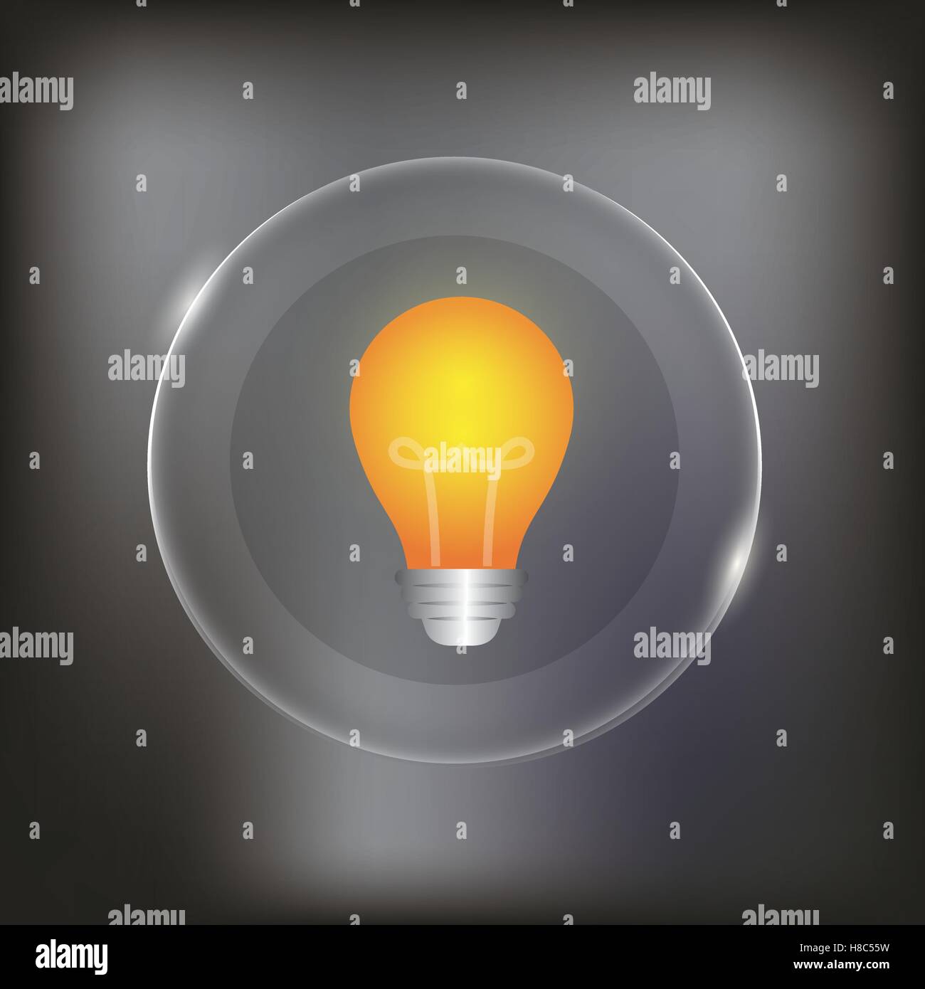bulb big idea Stock Vector Image & Art - Alamy