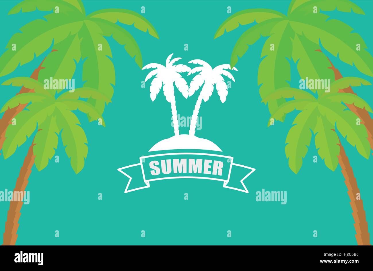 Summer Vacation Travel Stock Vector Image Art Alamy