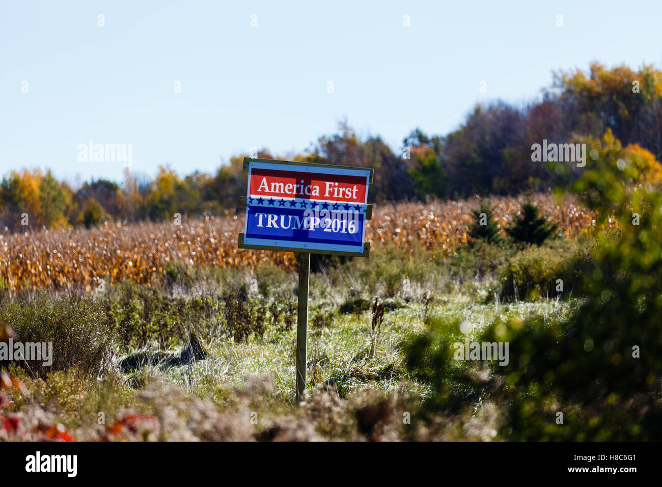 Trump support sign hi-res stock photography and images - Alamy