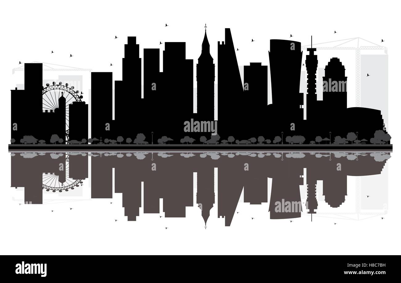 London skyline silhouette Cut Out Stock Images & Pictures - Alamy