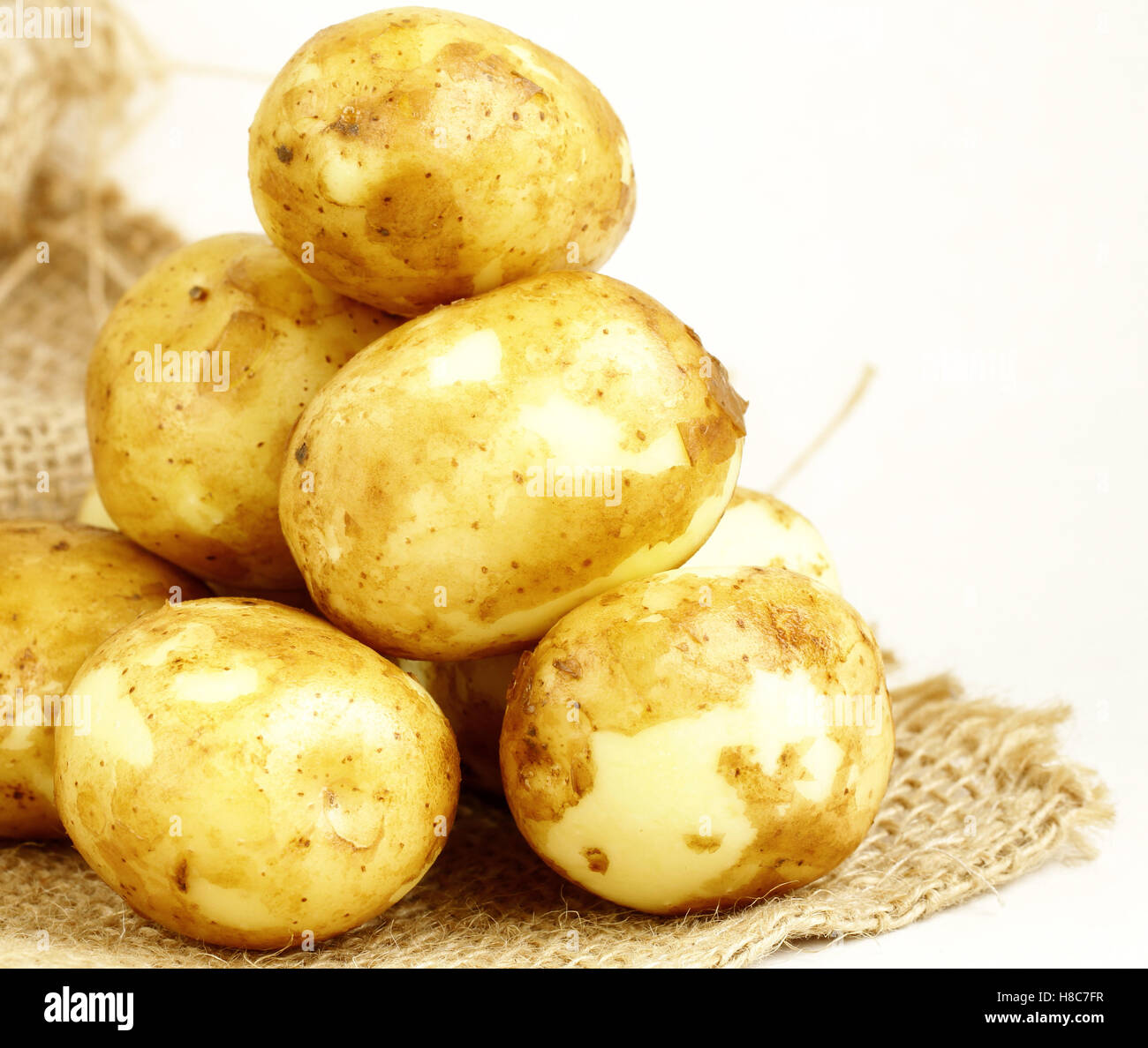 Natural organic potatoes. Raw vegetables Stock Photo - Alamy