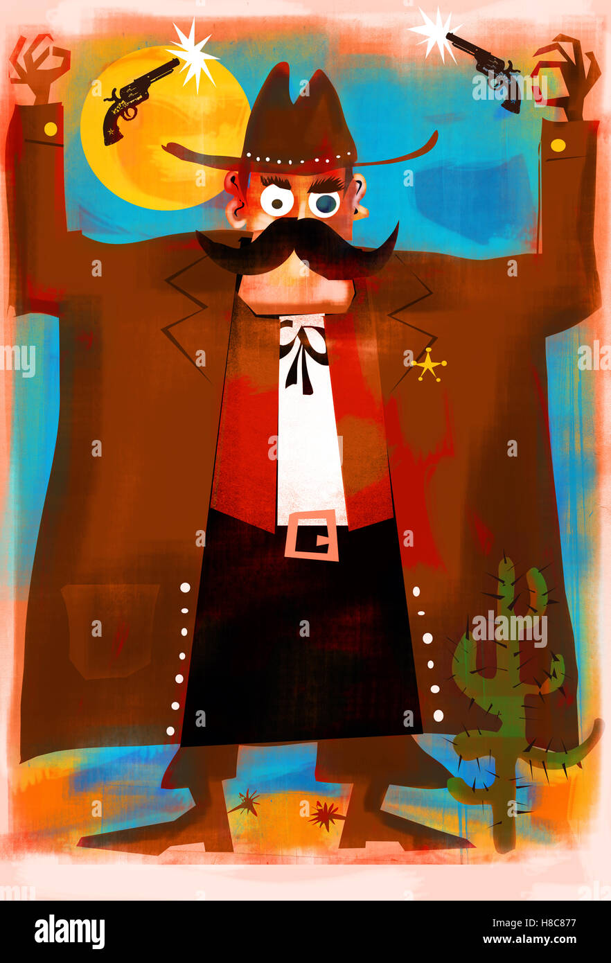 Pistol sheriff hi-res stock photography and images - Alamy
