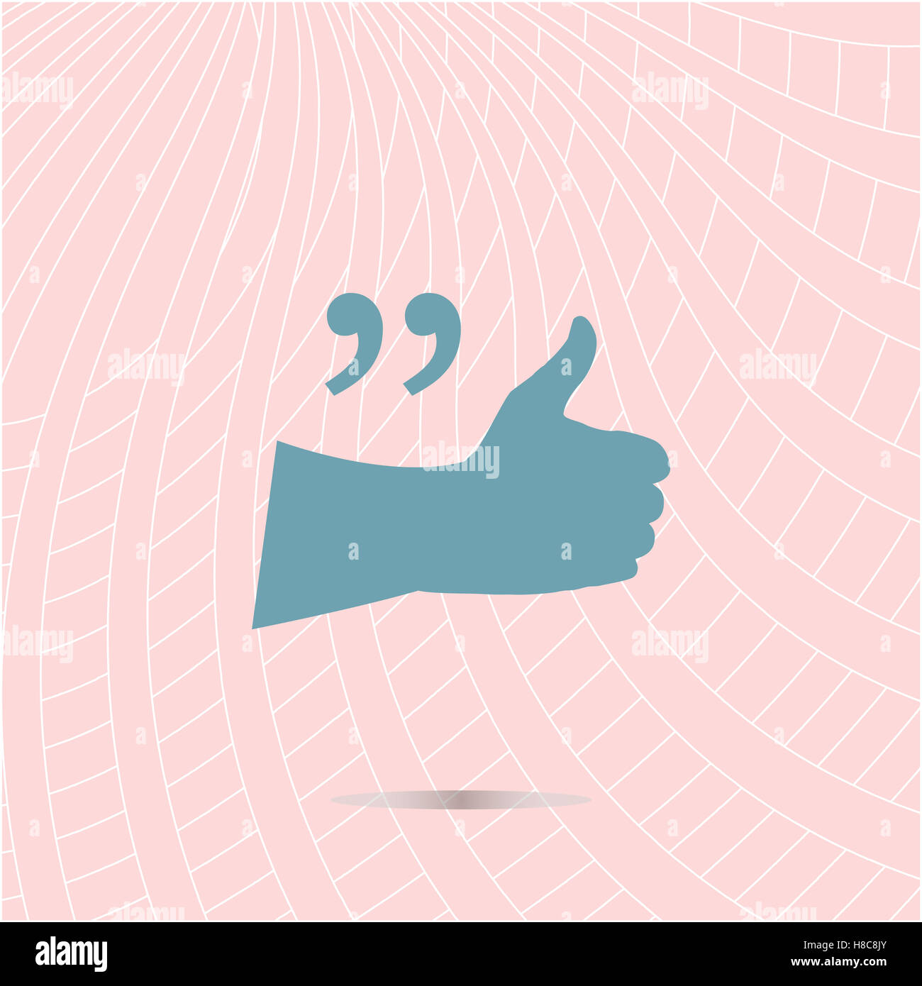 Quotation marks with hands hi-res stock photography and images - Alamy