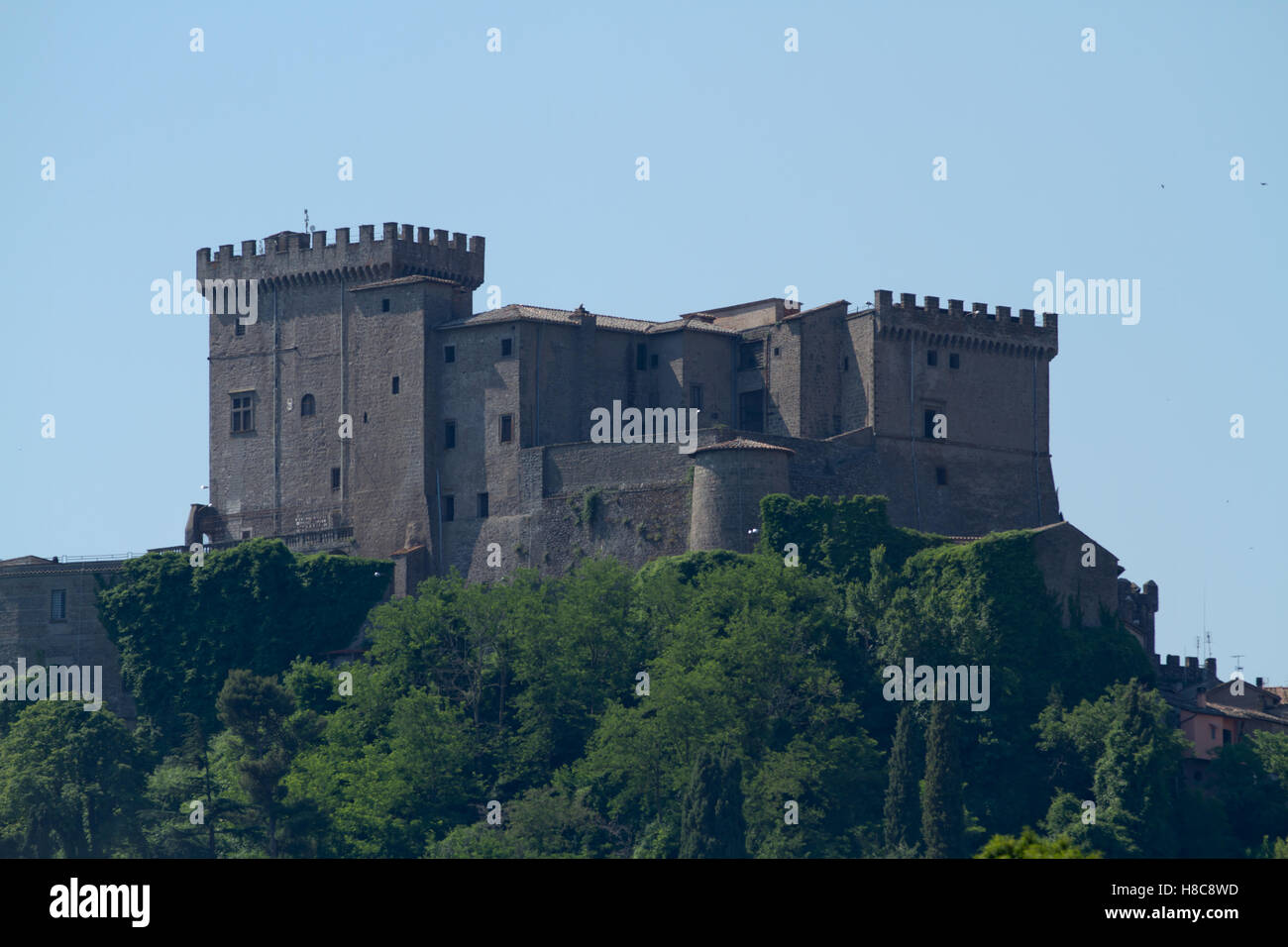 soriano nel cimino castle belonged to the orsini family Stock Photo - Alamy
