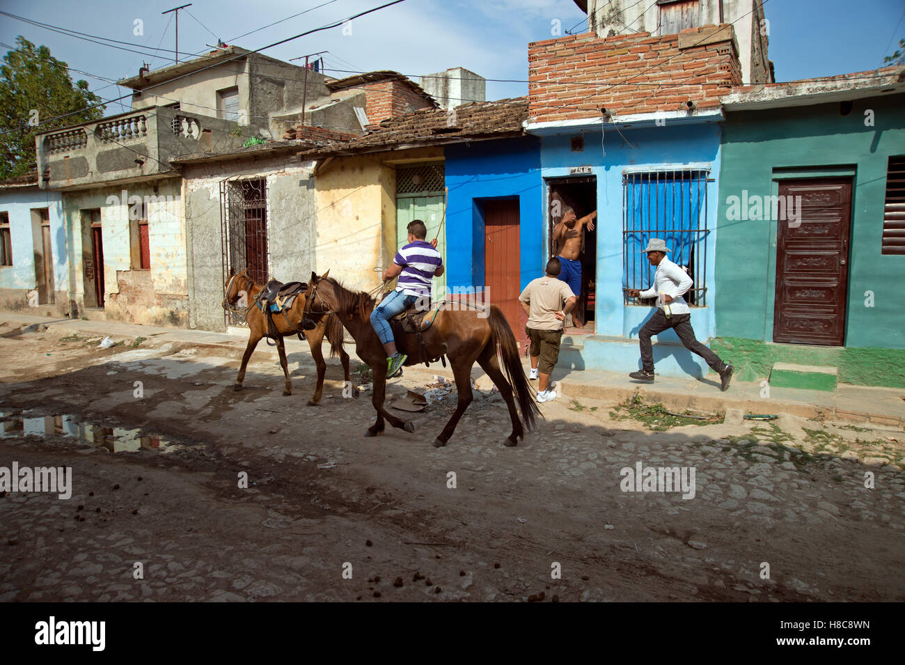 Cuban cowboys in trinidad hi-res stock photography and images - Alamy