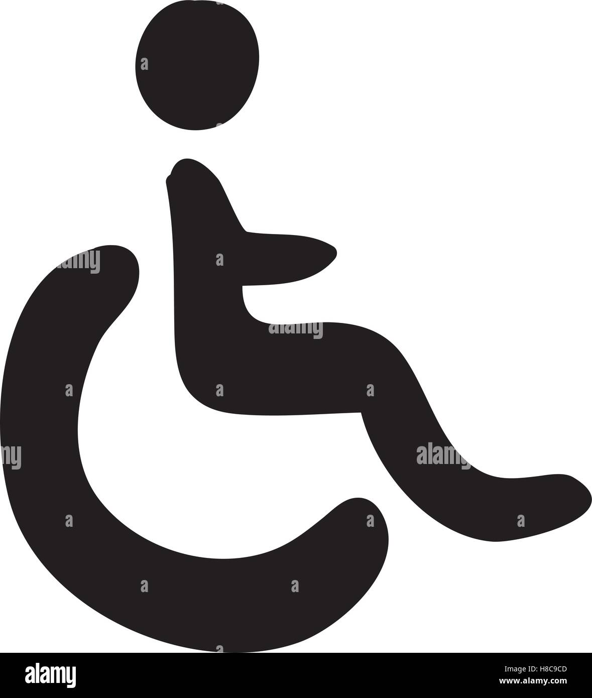 Paraplegic vector vectors hi-res stock photography and images - Alamy