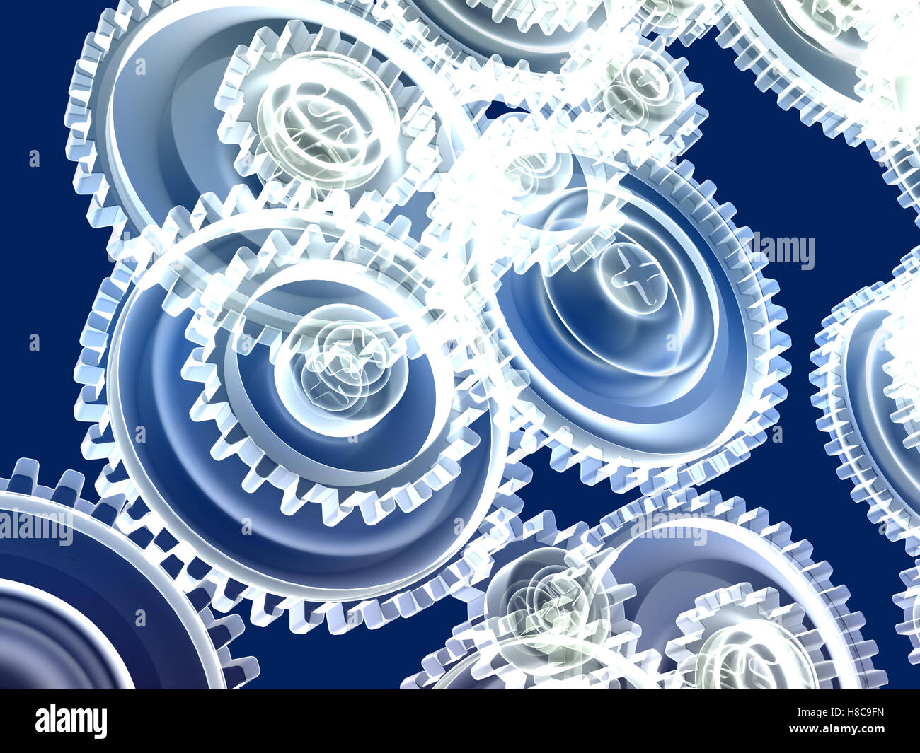 Colorful Gears Wallpaper