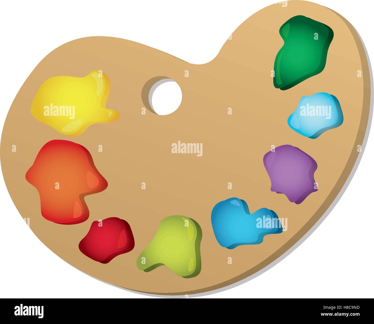 paint palette icon image vector illustration design Stock Vector Image ...