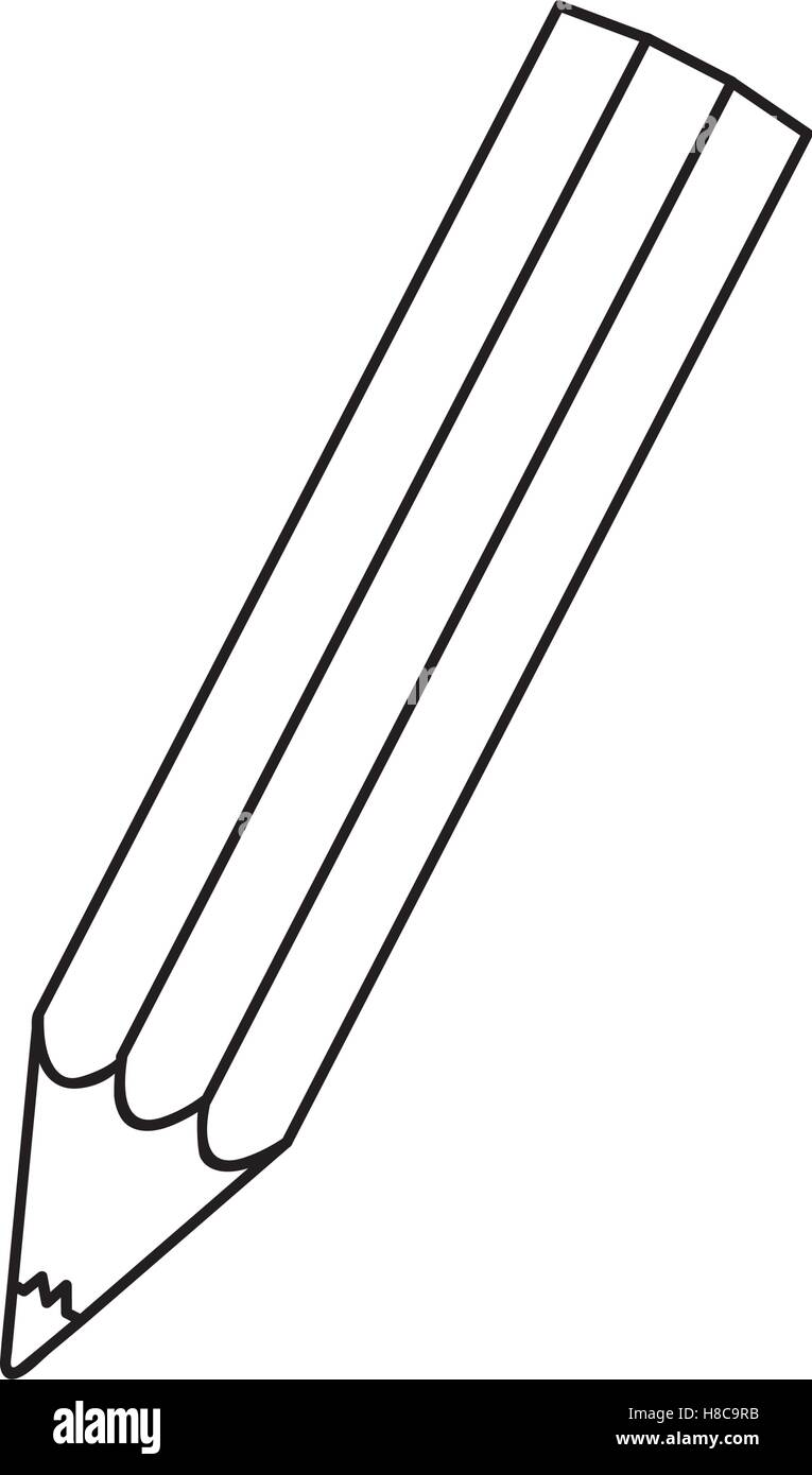 normal pencil icon image vector illustration design Stock Vector Image ...