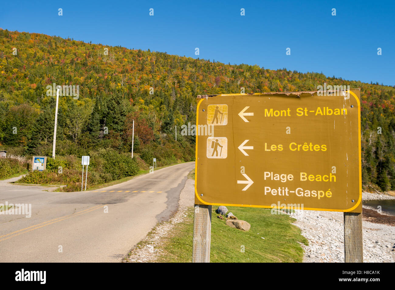 Map of the gaspe peninsula hi-res stock photography and images - Alamy