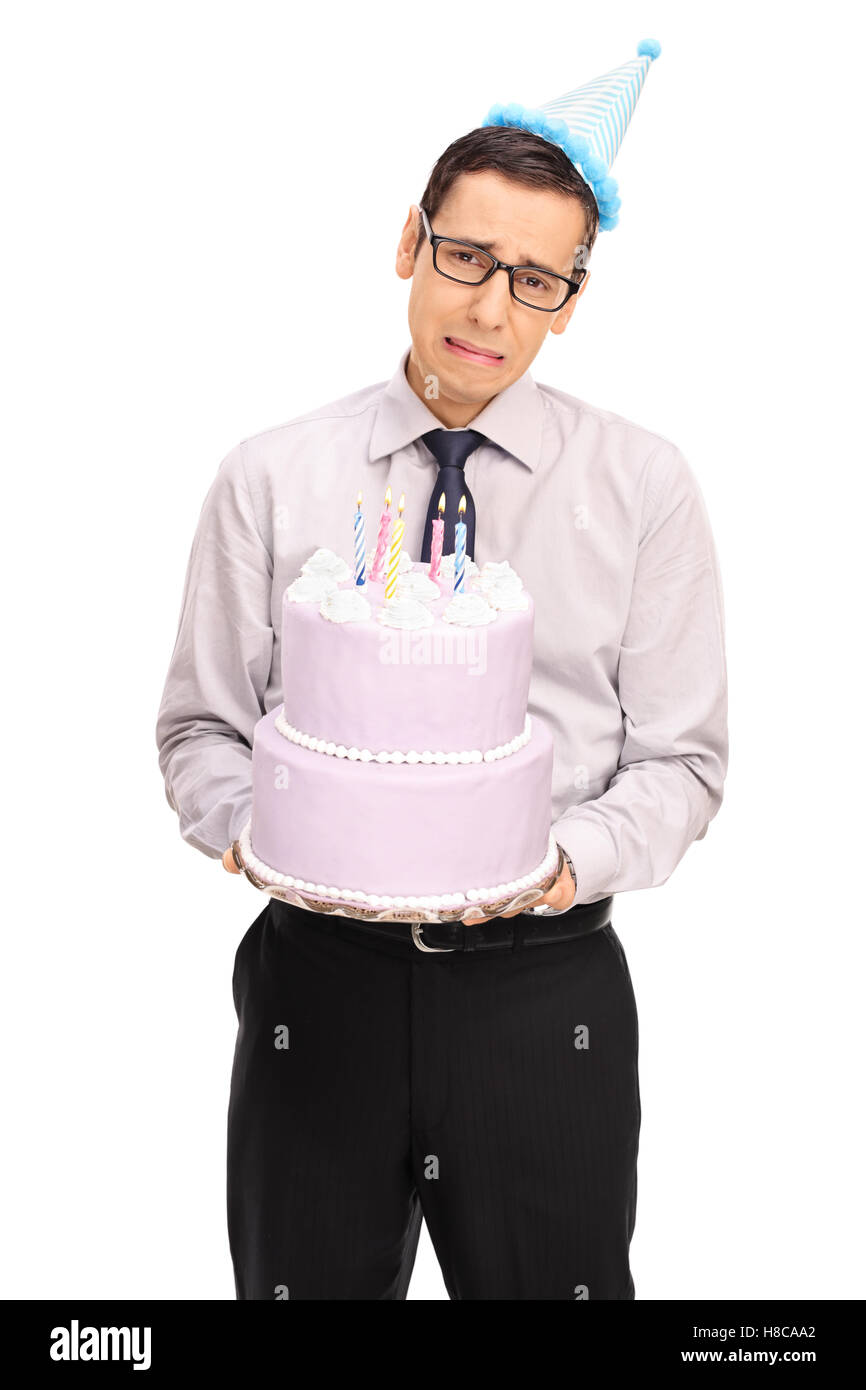 Sad birthday man hi-res stock photography and images - Alamy