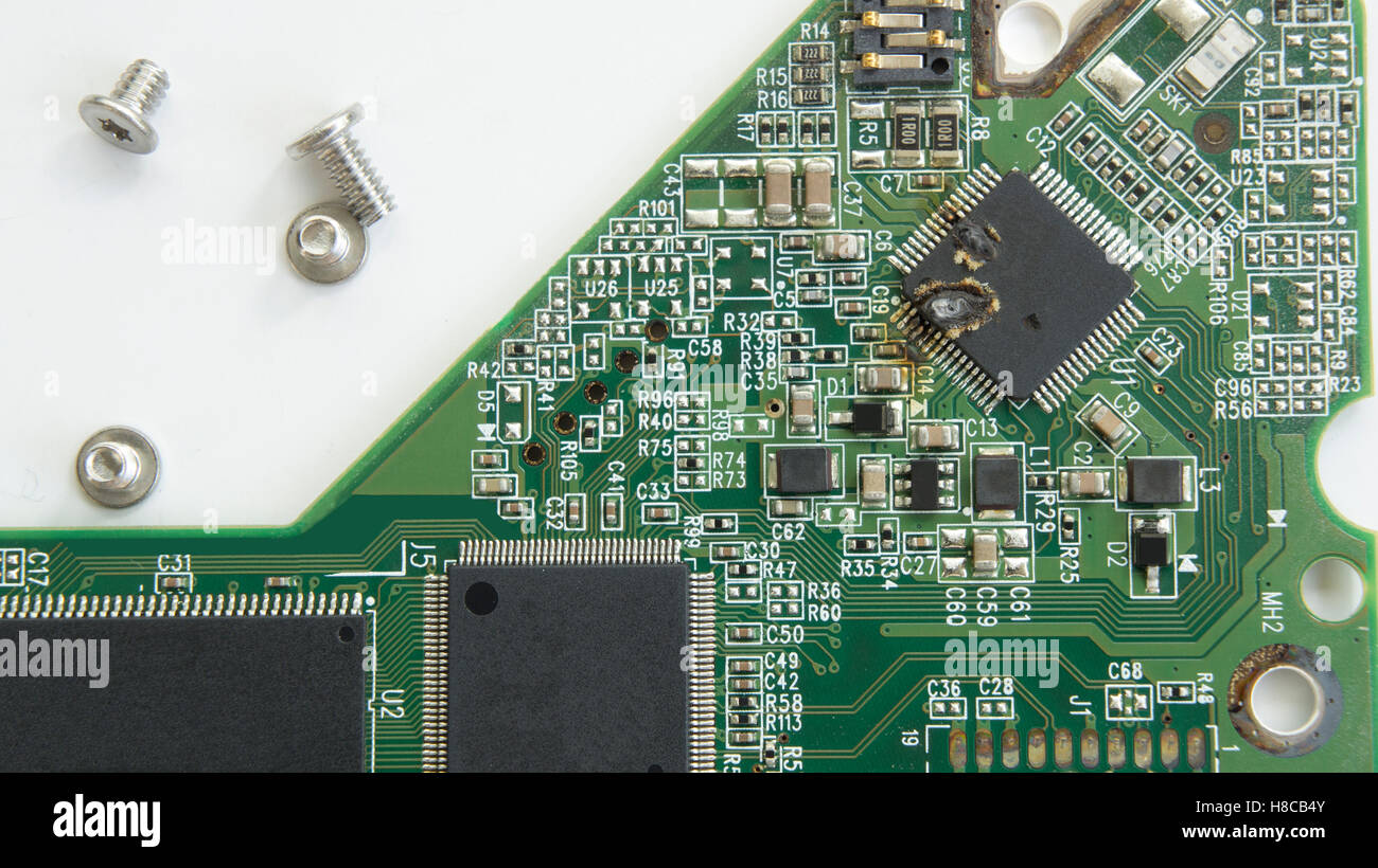 motherboard network pcb printed processor resistor science ...