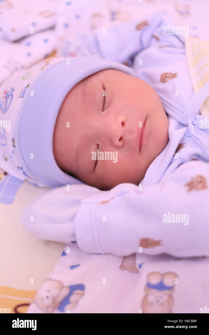 Asian baby newborn sleeping age sleep hi-res stock photography and ...