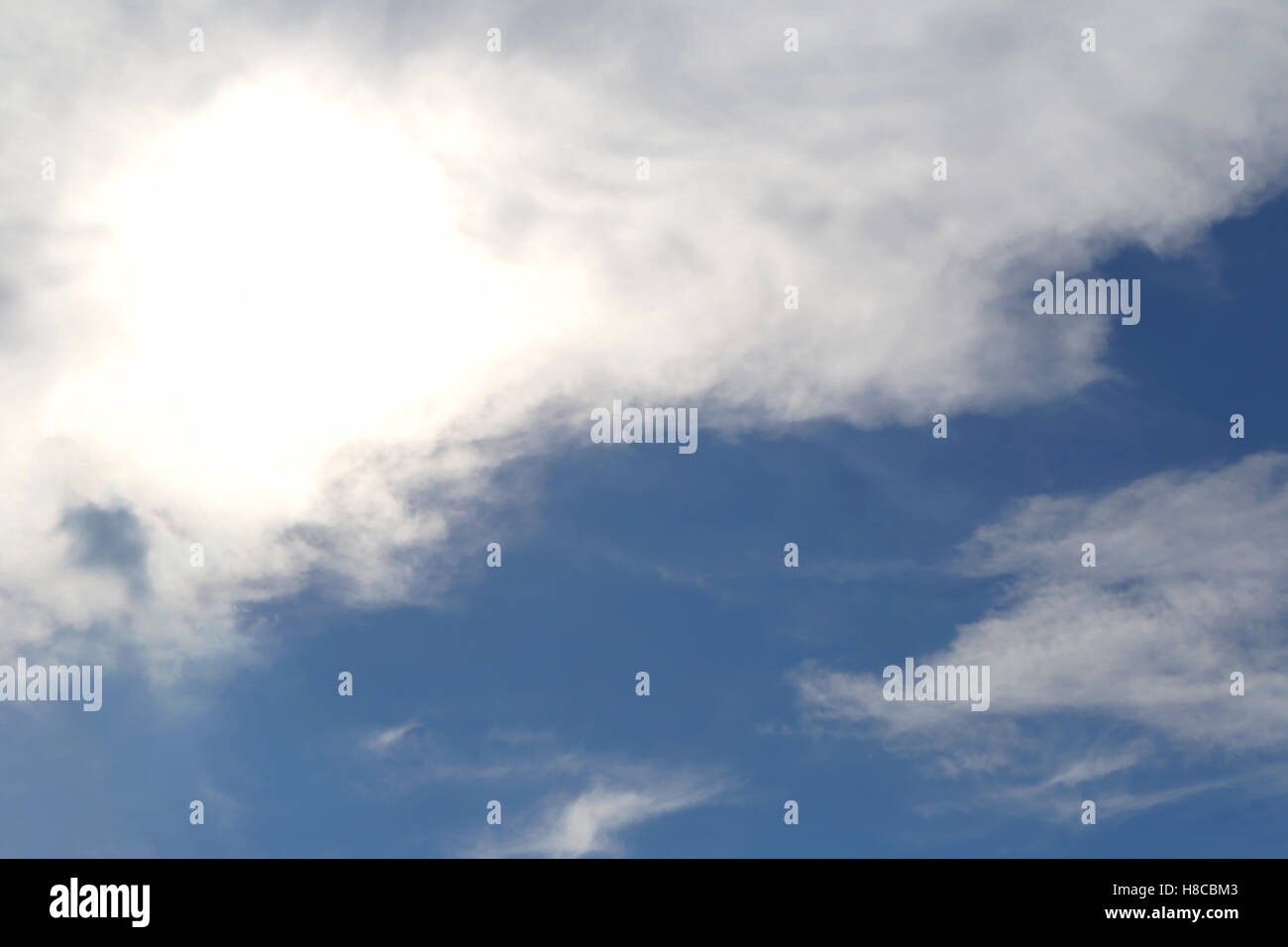 Cloud on blue sky in the daytime of Bright weather for design nature ...