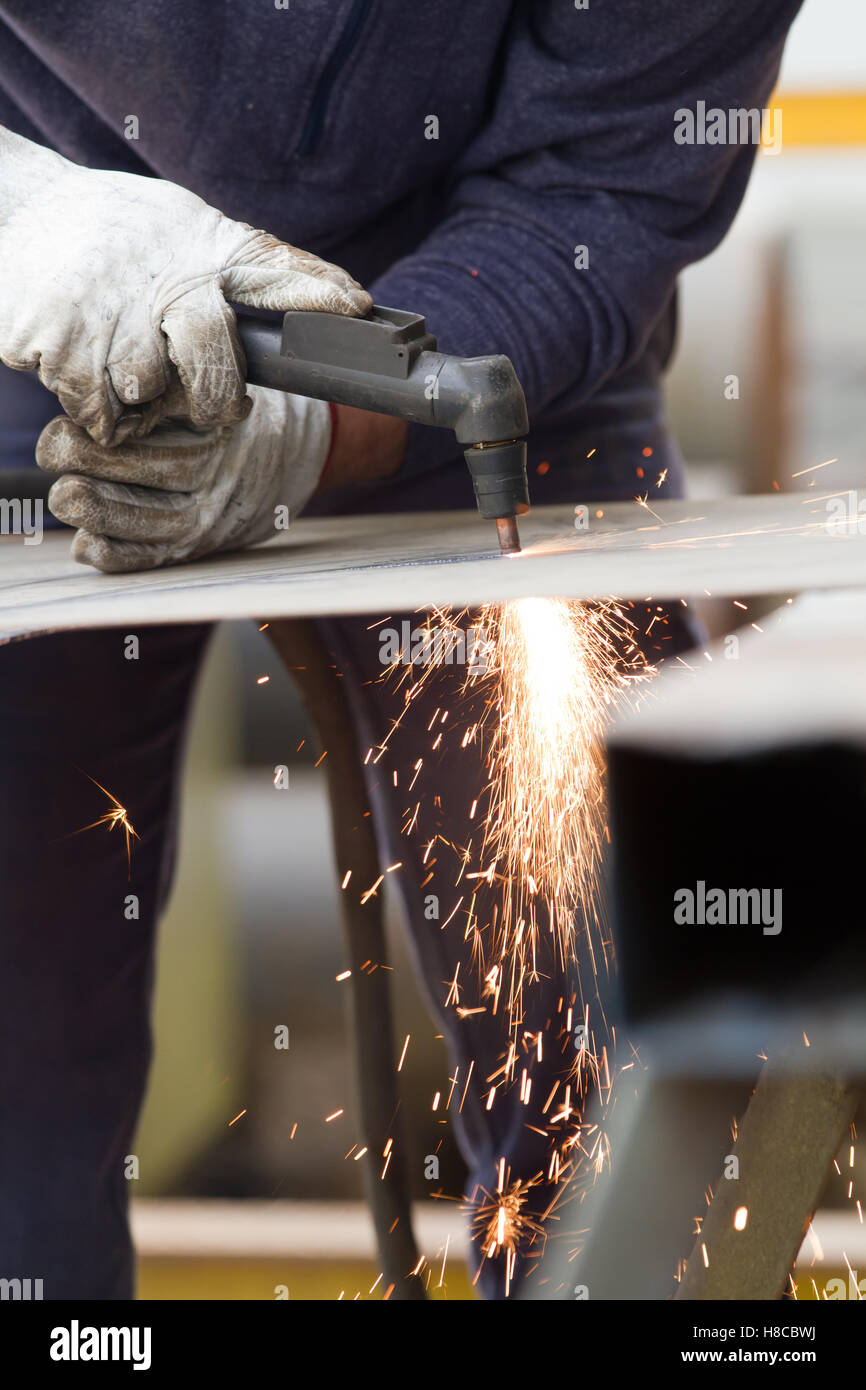 metalworker in his workshop Stock Photo - Alamy